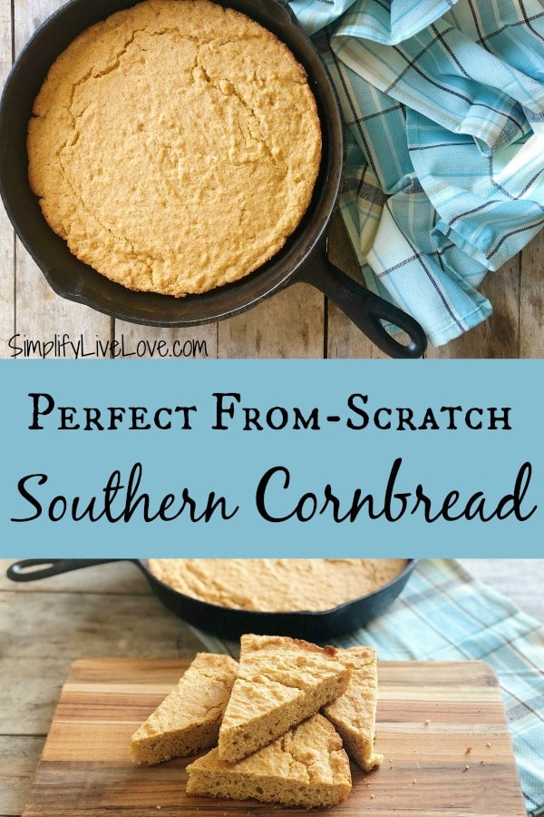 The Perfect Refined-Sugar Free Southern Cornbread Recipe - Simplify ...