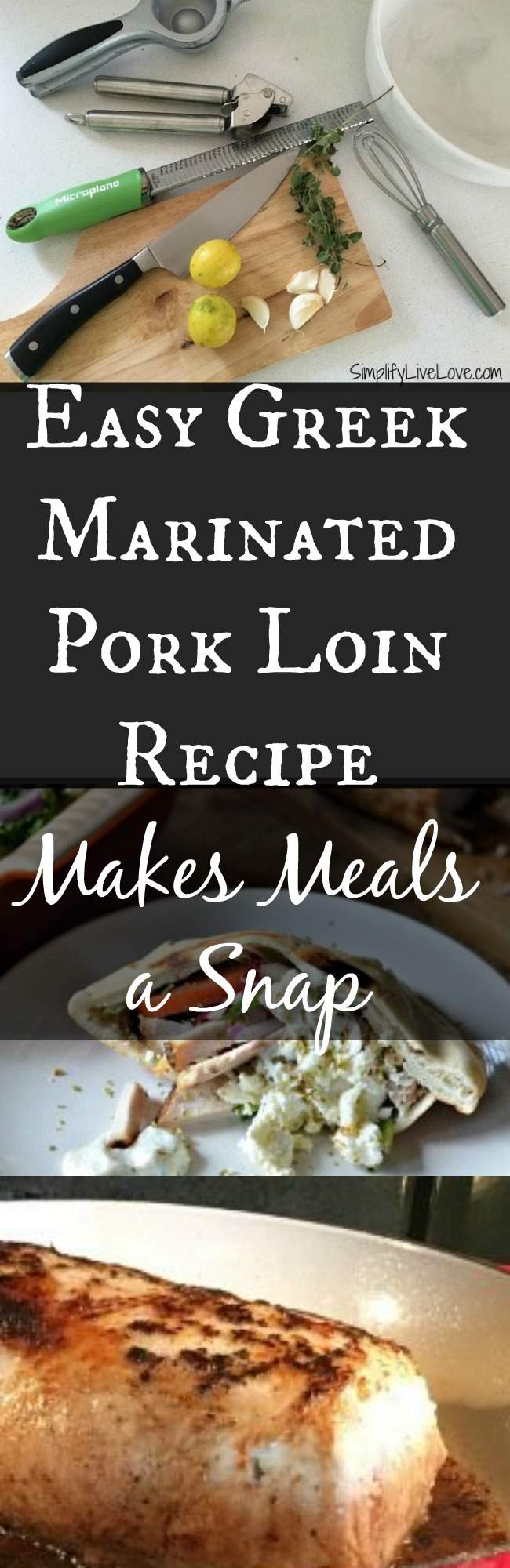 Greek Marinated Pork Loin
