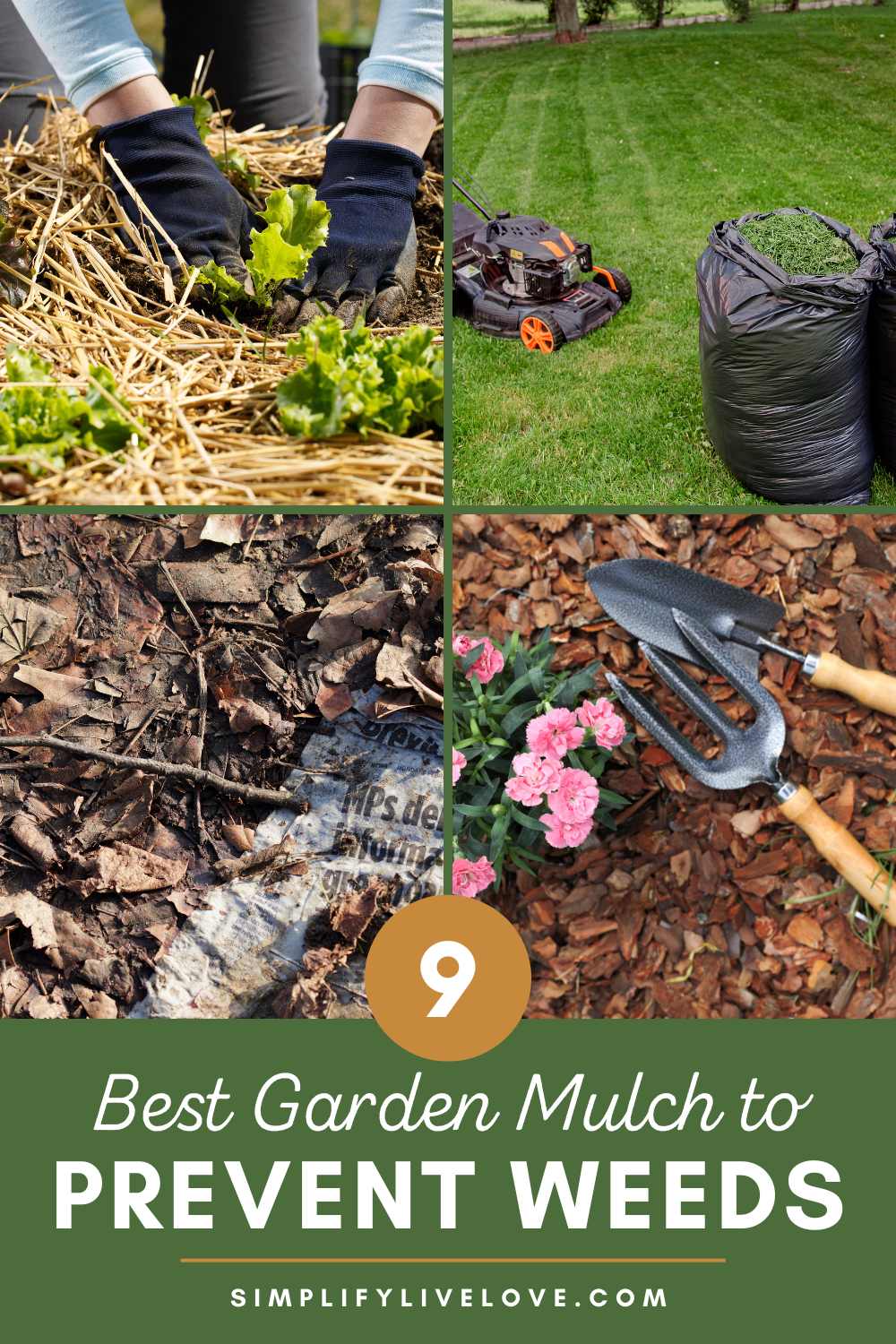 How to Get the Best Garden Mulch to Prevent Weeds for Free - Simplify ...