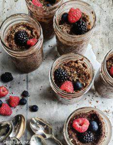 Instant Pot Chocolate Pudding with Fresh Berries & Extra Omega 3s ...
