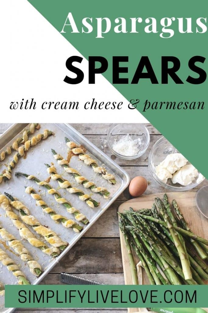 Cream Cheese & Parmesan Asparagus Spears Recipe - Simplify, Live, Love