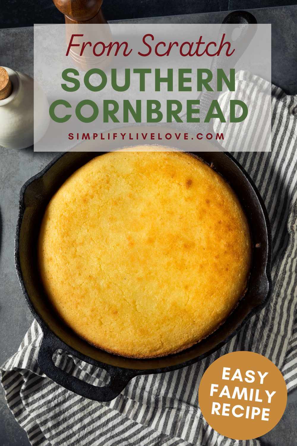 The Perfect Refined-Sugar Free Southern Cornbread Recipe - Simplify ...