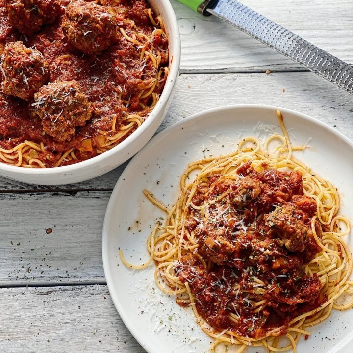 Classic Homemade Spaghetti and Meatballs Recipe - Simplify, Live, Love
