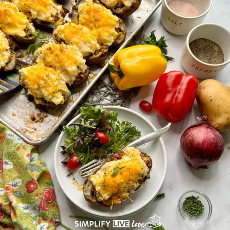 Shepherd's Pie Twice Baked Potatoes (Freezer-Friendly Comfort Food ...
